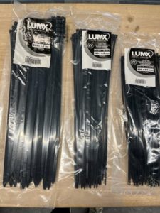 Colliers de serrage "colsons" noir sachet de 100pcs - Bologne